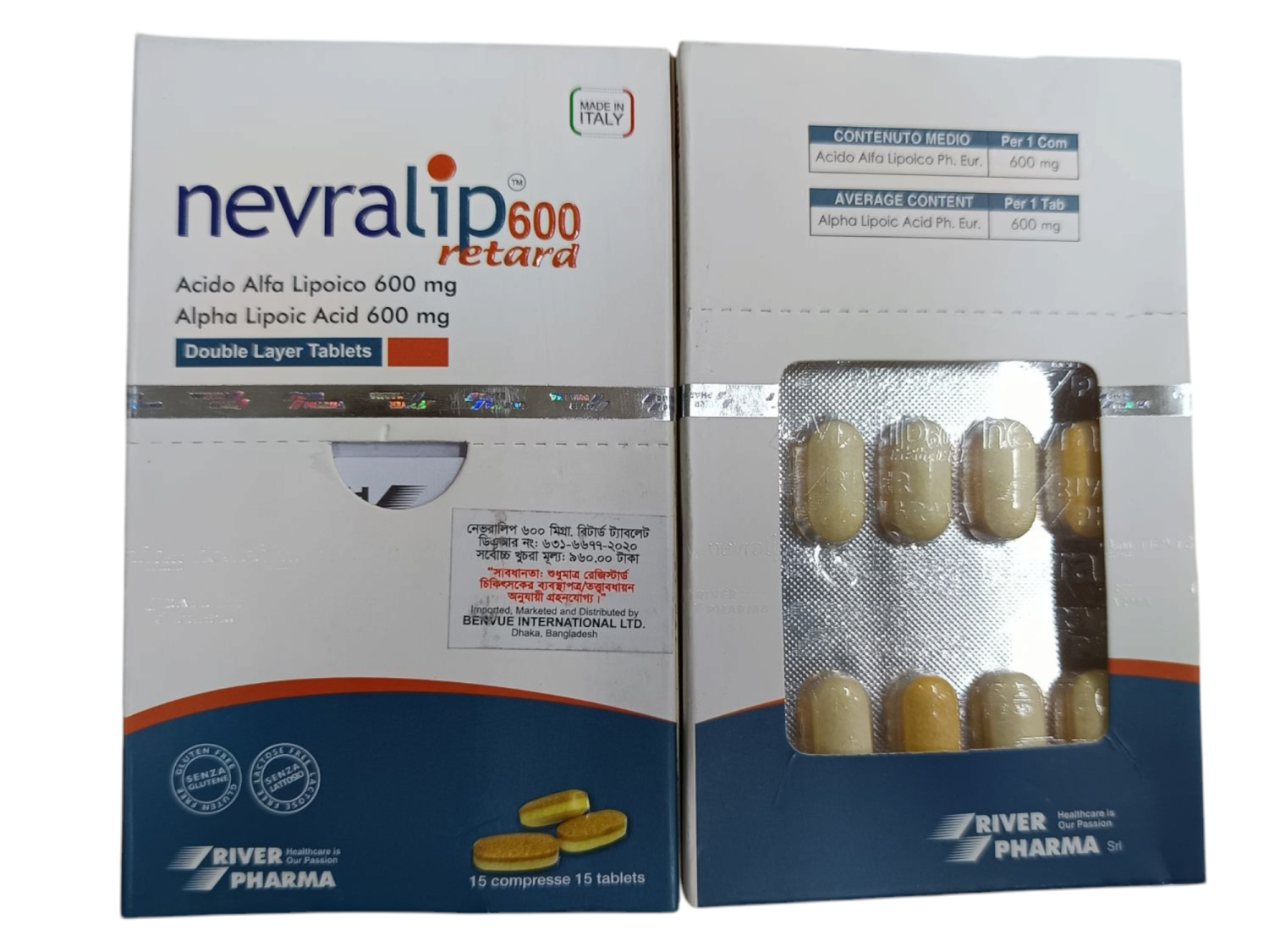 TAB: NEVRALIP RETARD 600MG